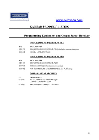 Gelby kannad product_listing | PDF | Radio Control | Hobbies & Interests