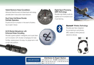 DAVID CLARK COMPANY INC. > DC PRO & DC_PRO-X | PPT