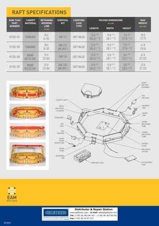 T6AX LIFE RAFT - EAM WorldWide - Gelbyson.com