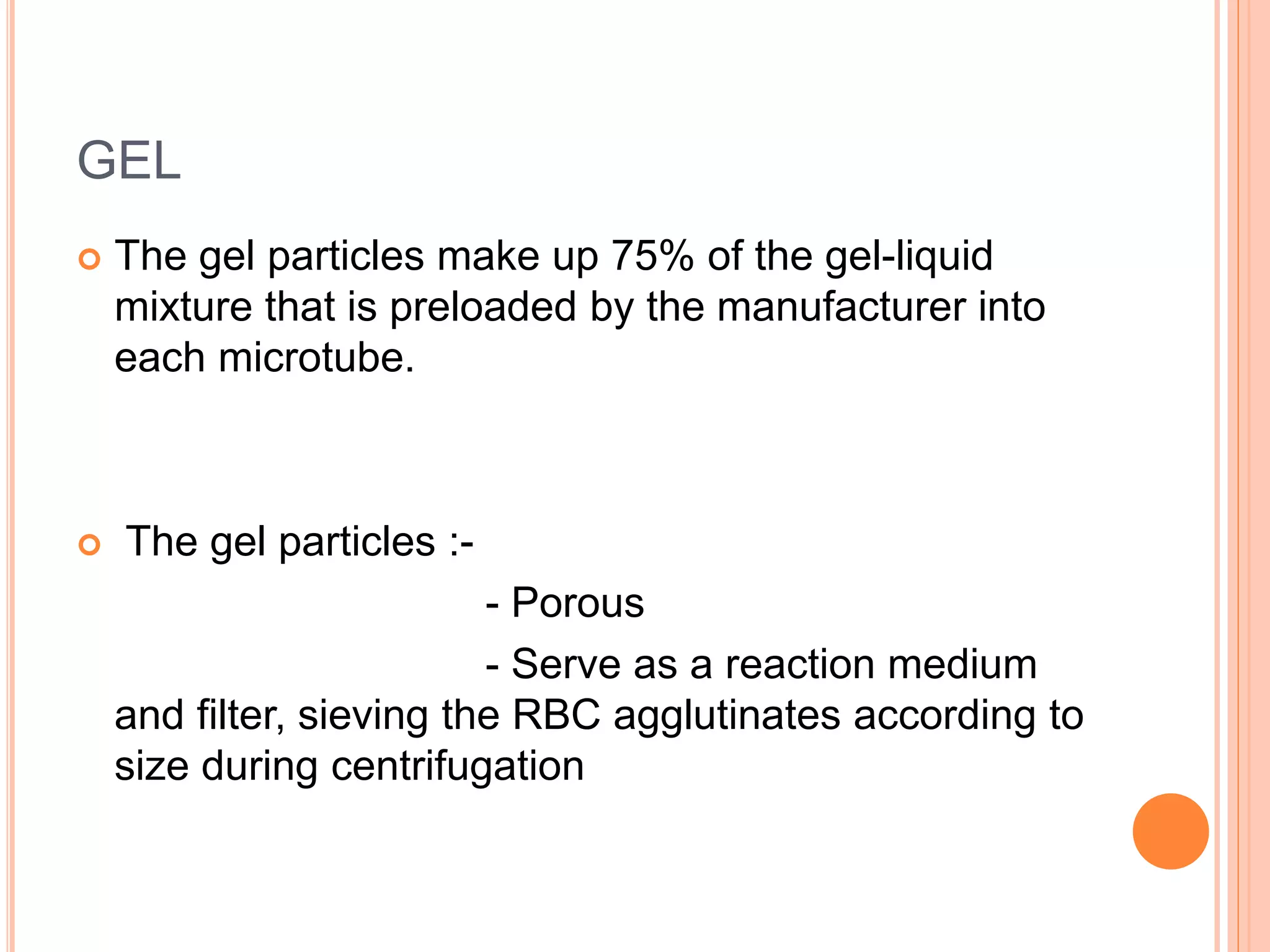 Gel card technology ppt nc | PPTX
