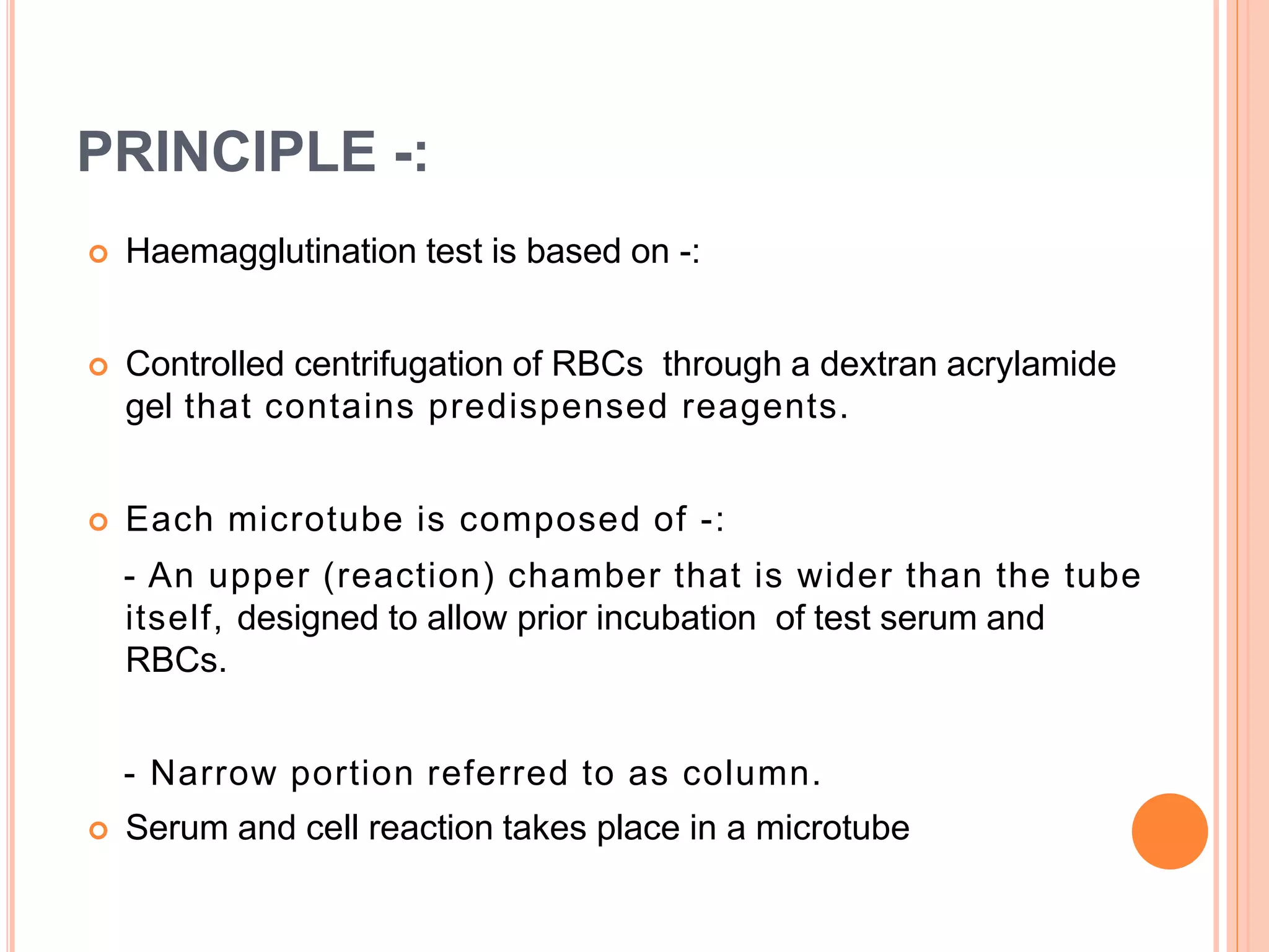 Gel card technology ppt nc | PPTX