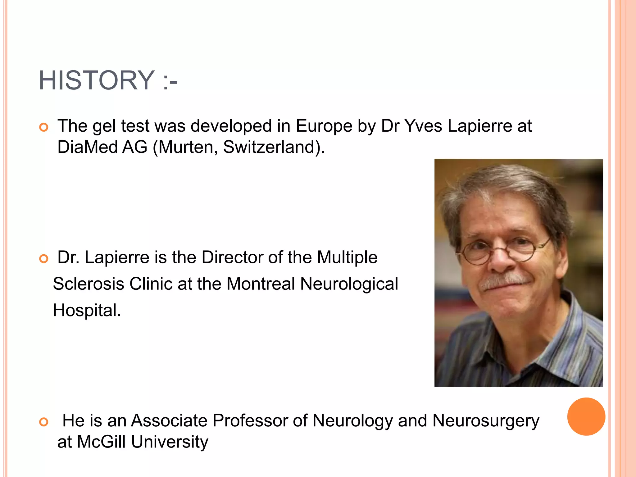 Gel card technology ppt nc | PPTX