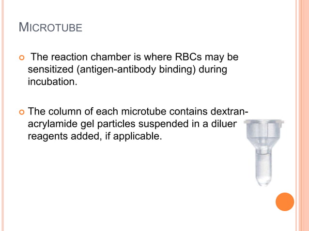 Gel card technology ppt nc | PPTX