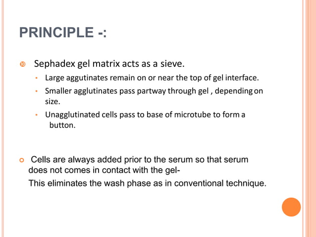 Gel card technology ppt nc | PPTX