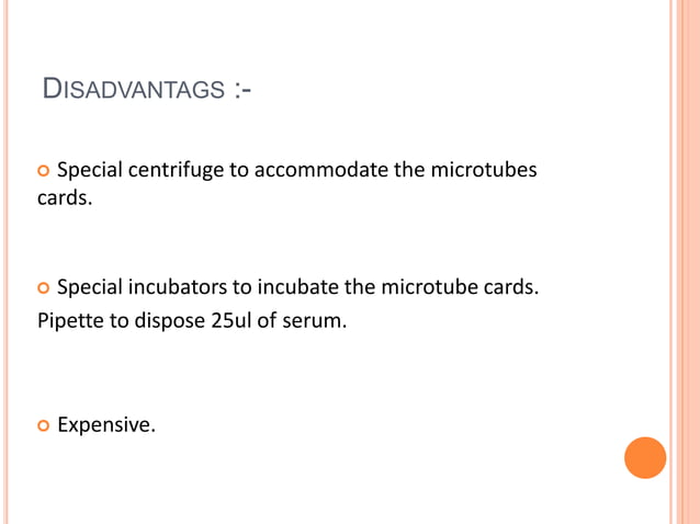 Gel card technology ppt nc | PPTX