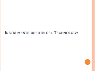 Gel card technology ppt nc | PPTX