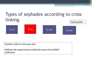 Gel chromatography | PPTX