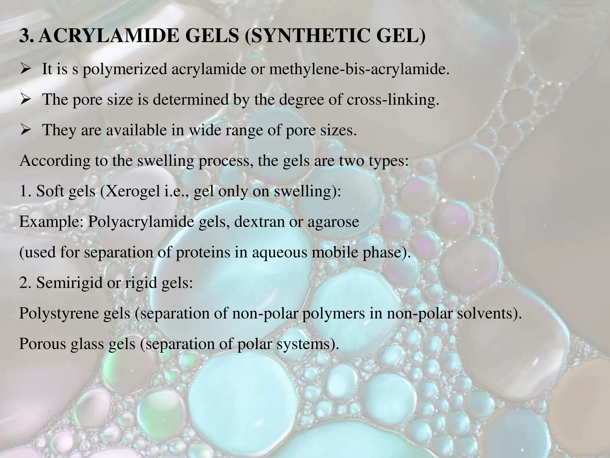 Gel chromatography by Mr. Vinayak Bodhankar | PDF