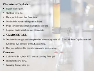 Gel chromatography by Mr. Vinayak Bodhankar | PDF