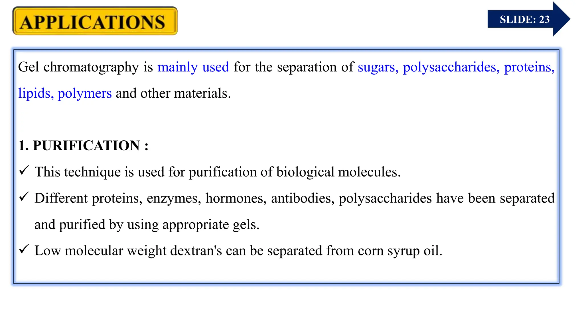 Gel Chromatography | PPTX