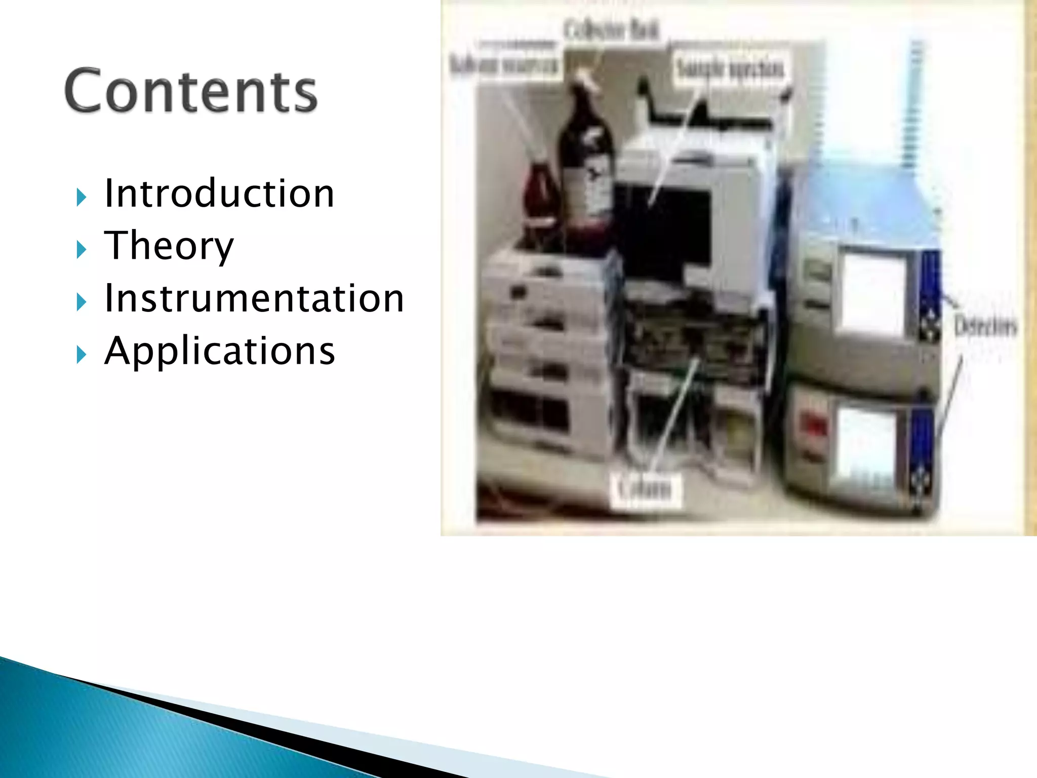 Gel Chromatography Introduction Theory Instrumentation Applications Pptx