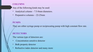 GEL CHROMATOGRAPHY : Principles and Applications | PPTX