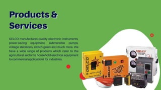 GELCOGelco Electronics manufactures efficient and reliable control ...