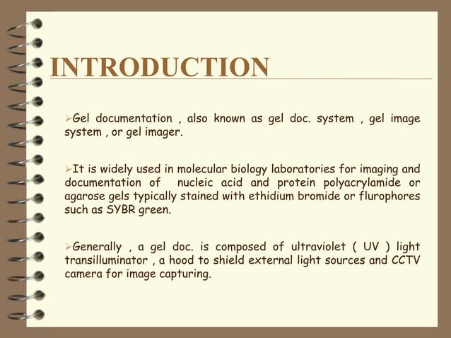 Gel doc system | PPTX | Operating Systems | Computer Software and ...