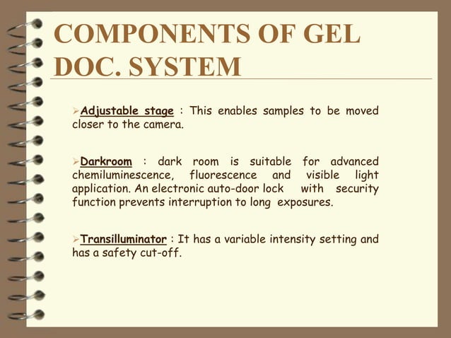 Gel doc system | PPTX | Operating Systems | Computer Software and ...