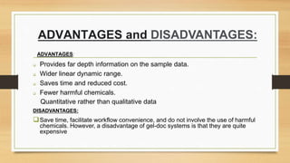 GEL DOCUMENTATION SYSTEM.pptx microbial instrumentation | PPT