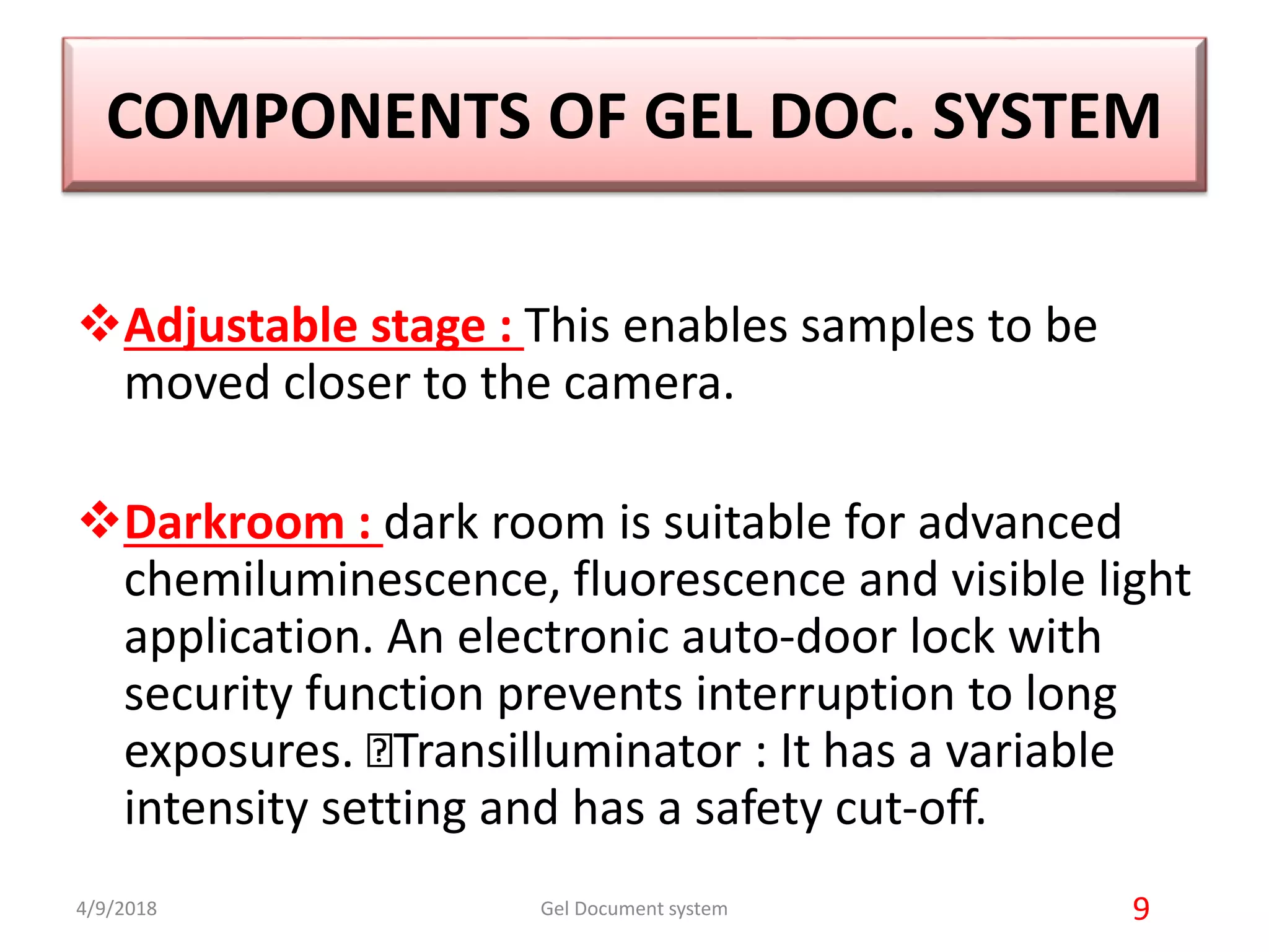 Gel document system | PPTX