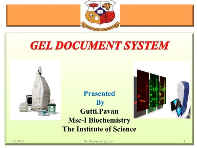 Gel document system | PPTX | Operating Systems | Computer Software and Applications