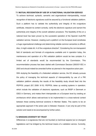 Electronic Signatures as Obstacles for Cross-Border eProcurement in Europe | PDF