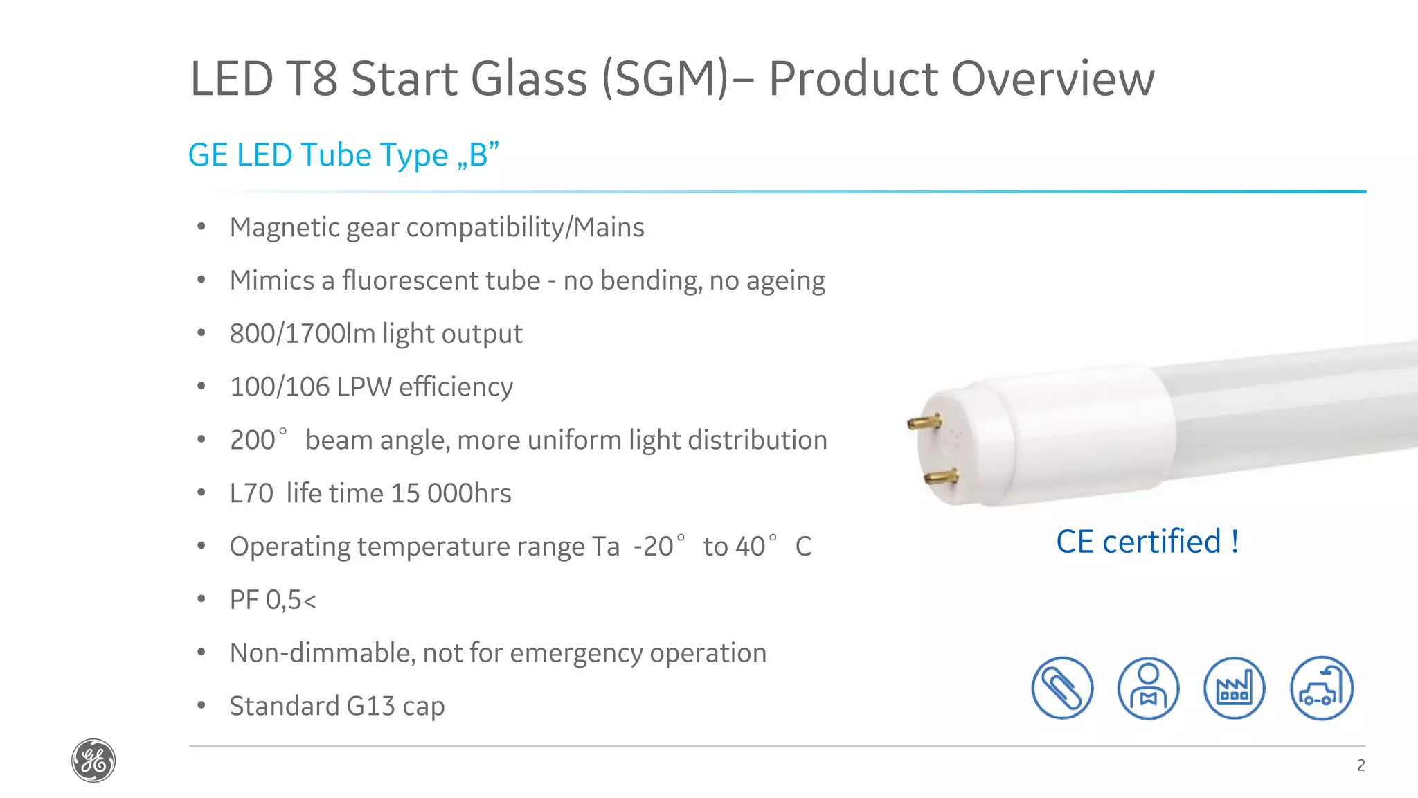 Ge led tubes 2017 sept | PPT