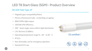 Ge led tubes 2017 sept | PPT
