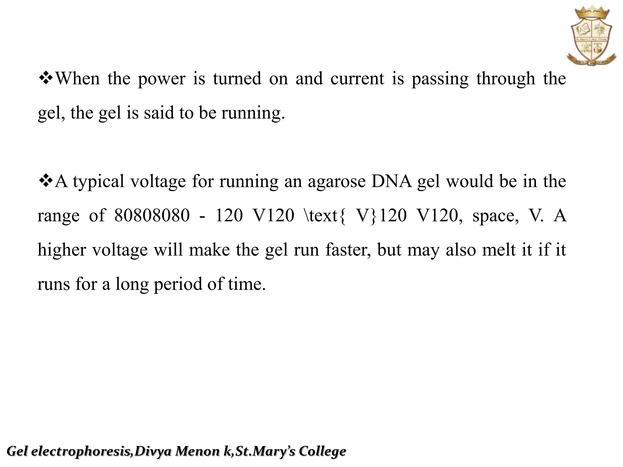 Gel electrophoresis | PPTX