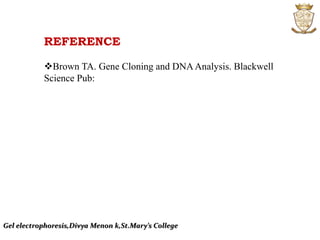 Gel electrophoresis | PPTX
