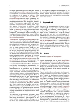 Gel electrophoresis | PDF
