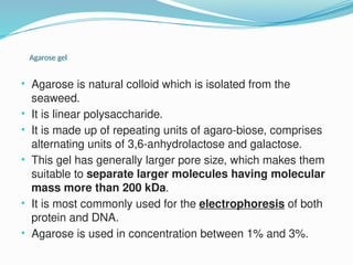 gelelectrophoresis.pptx................. | PPTX