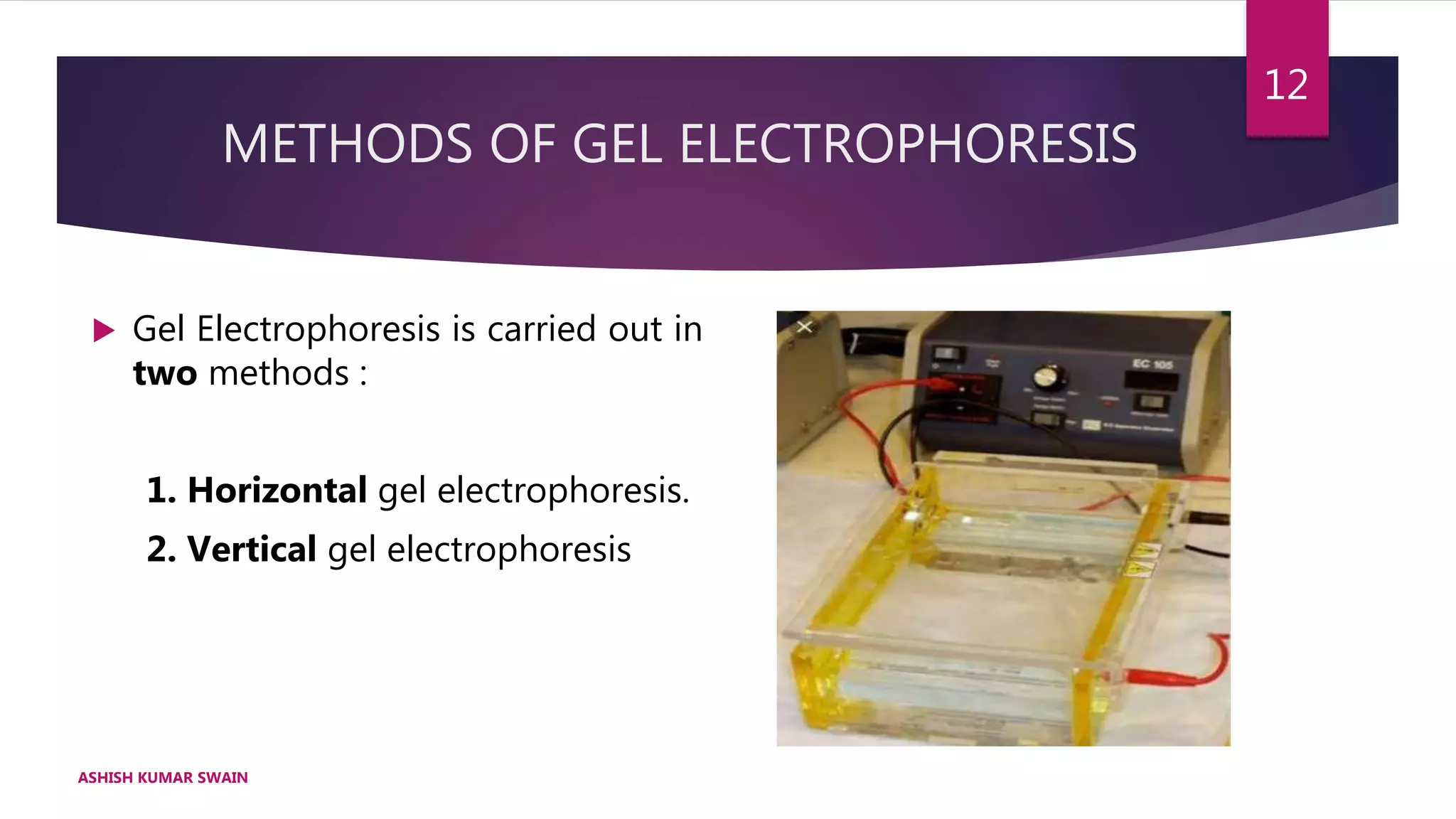 Gel electrophoresis Techniques | PPTX