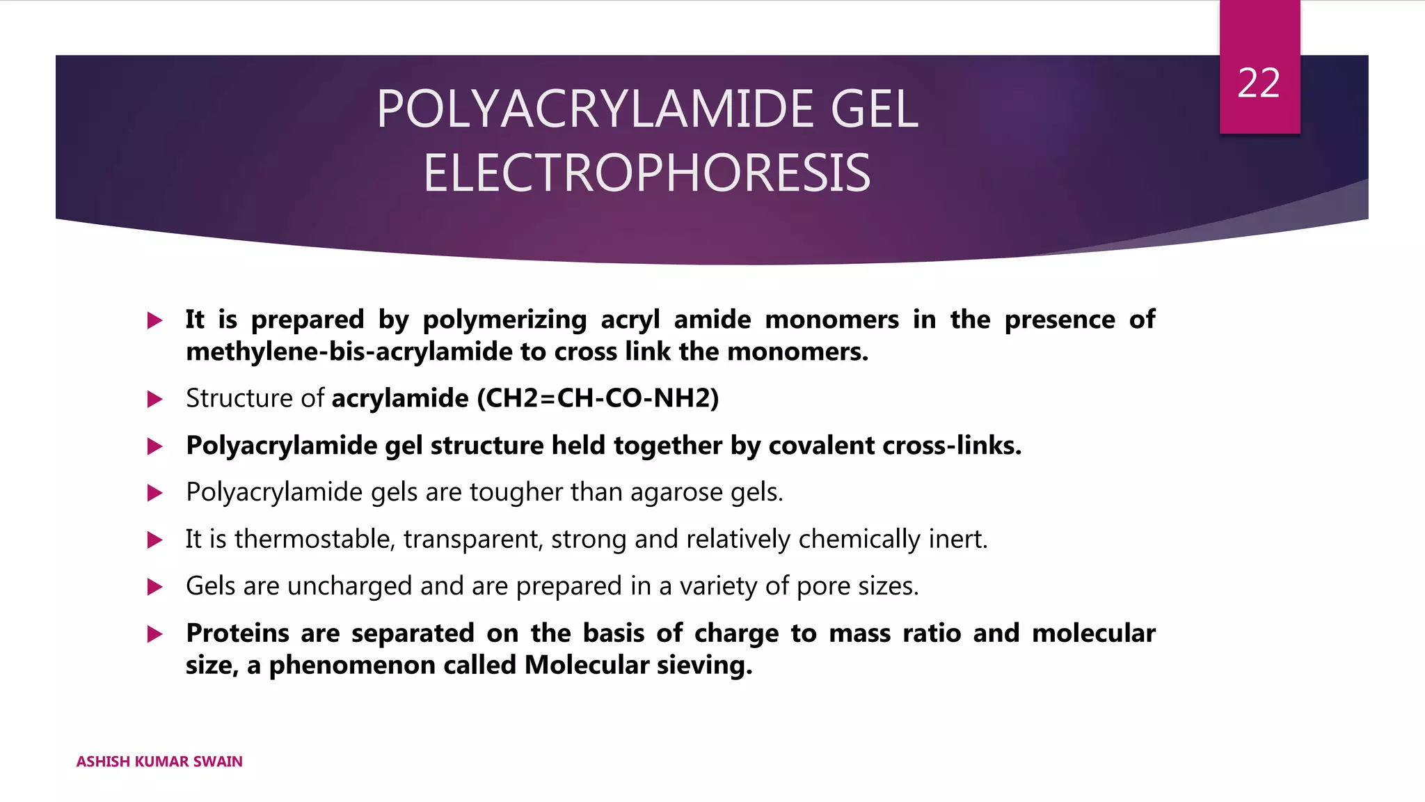 Gel electrophoresis Techniques | PPTX