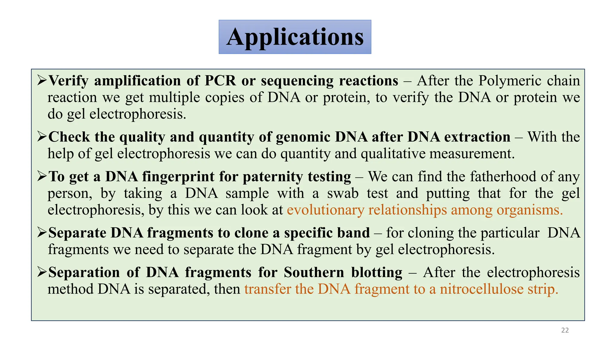 Gel Electrophoresis, ITS FACTOR AFFECTING, ITS TYPES,NORMAL METHODOLOGY ...