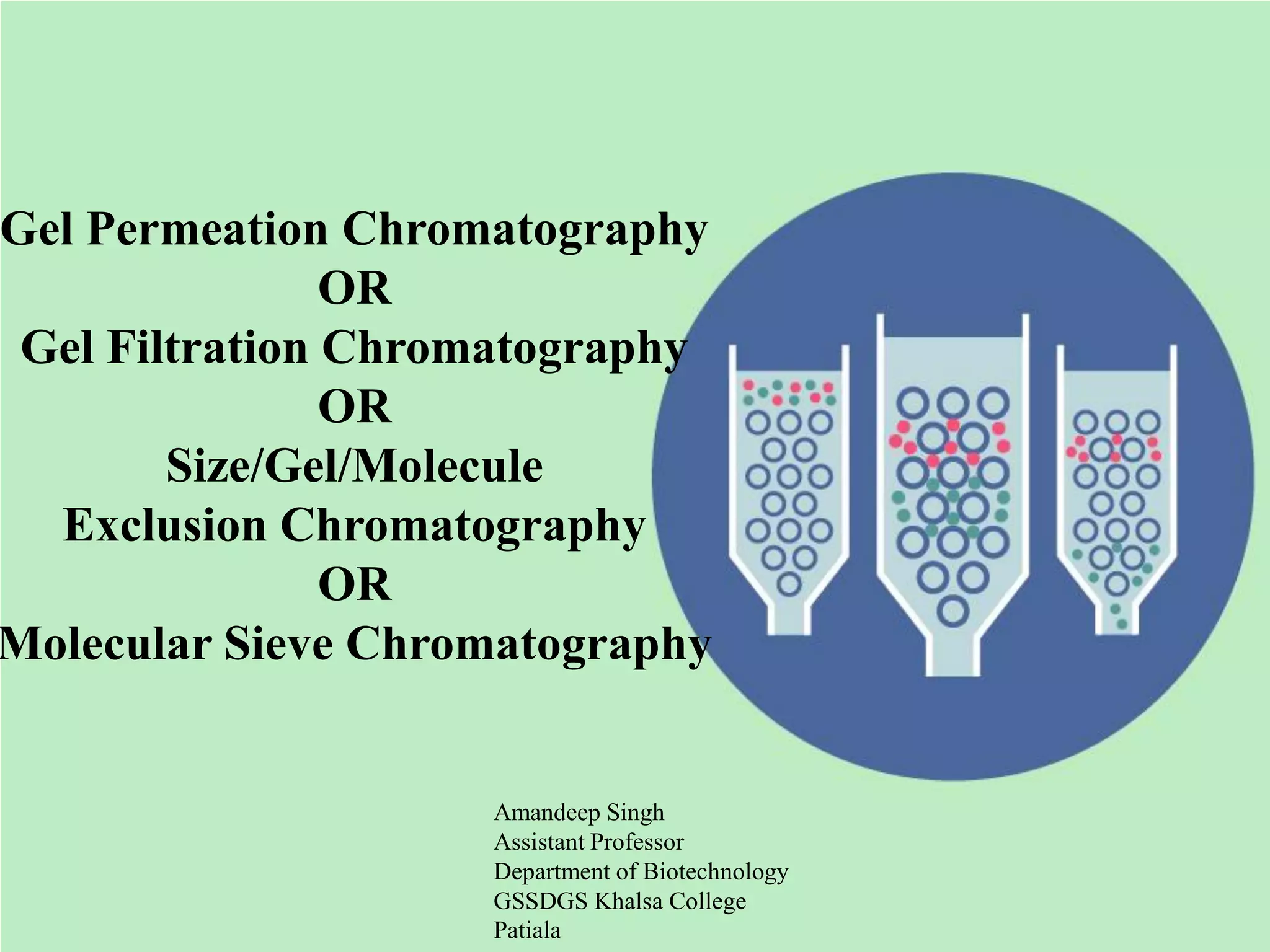 Gel exclusion chromatography | PDF