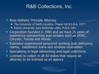 Law Offices of Ross Gelfand | PPT