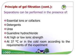 Gel Filtration | PPTX