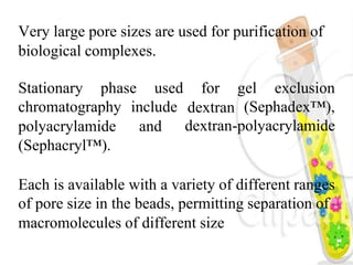 GEL FILTRATION topic for M.Pharm Students.pptx