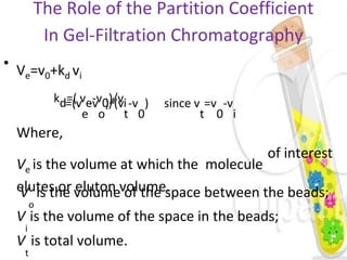 GEL FILTRATION topic for M.Pharm Students.pptx