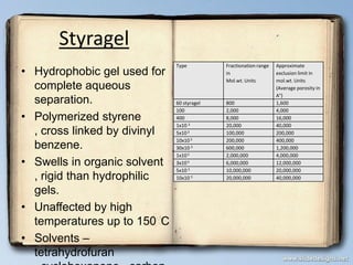 Gel filtration copy | PPTX | Skin Care | Beauty