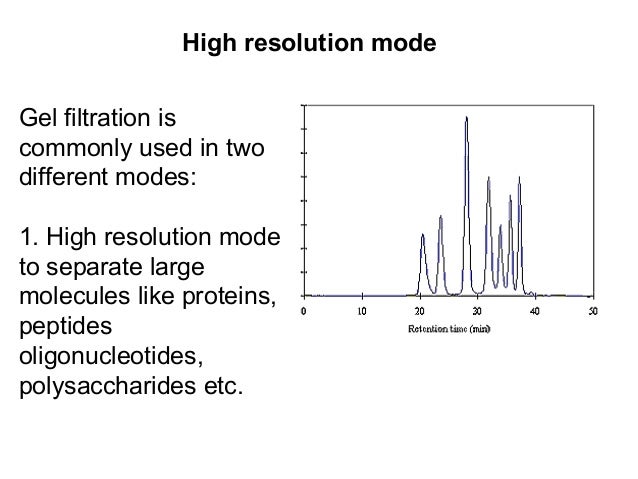 Gel Filtration Chromatography Lecture