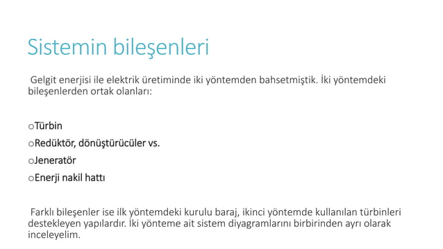 Gelgit enerji sistemi | PPTX