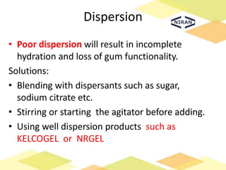 Gellan gum introduction | PPTX