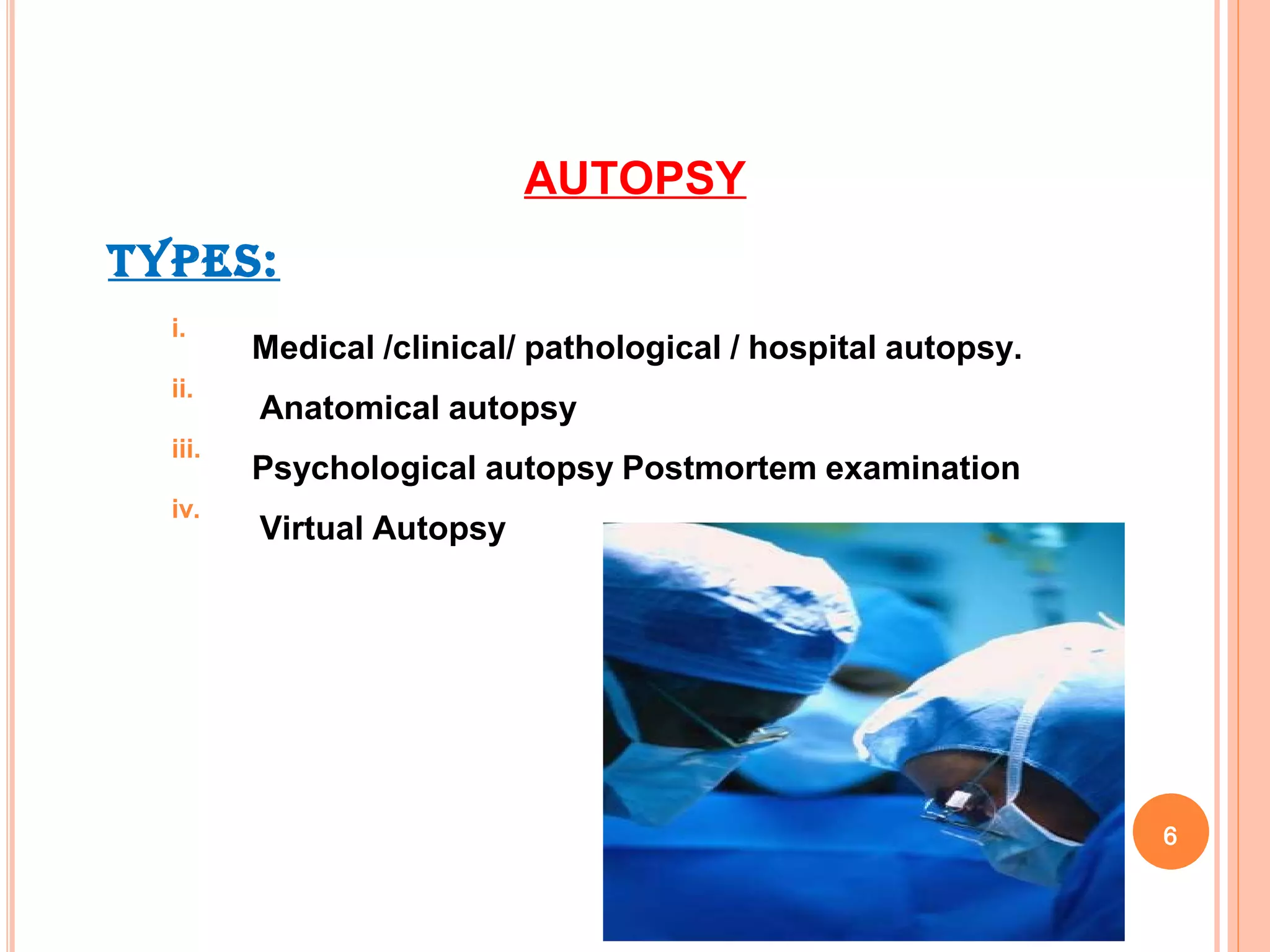 Autopsy Pathophysiology | PPT