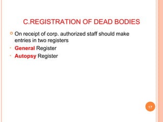 Autopsy Pathophysiology | PPT