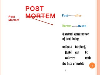 Autopsy Pathophysiology | PPT