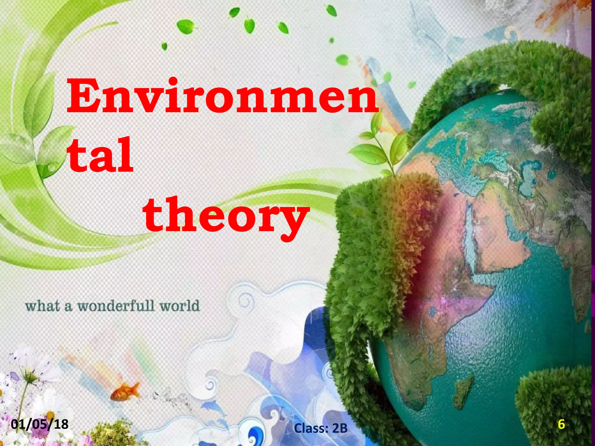 Florence Nightingale's Theory of environment | PPTX