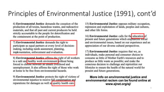Environmental Justice: History, Evolution, & Policy | PPTX