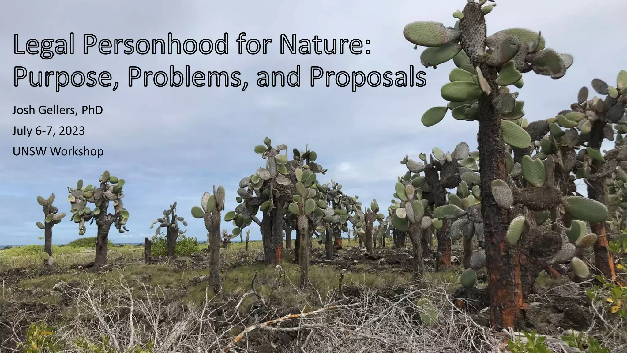 Legal Personhood for Nature: Purpose, Problems, and Proposals | PPT
