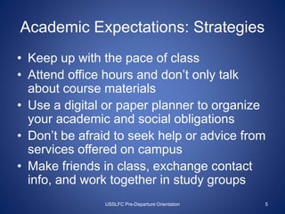Understanding Academic Expectations and Academic Integrity | PPT