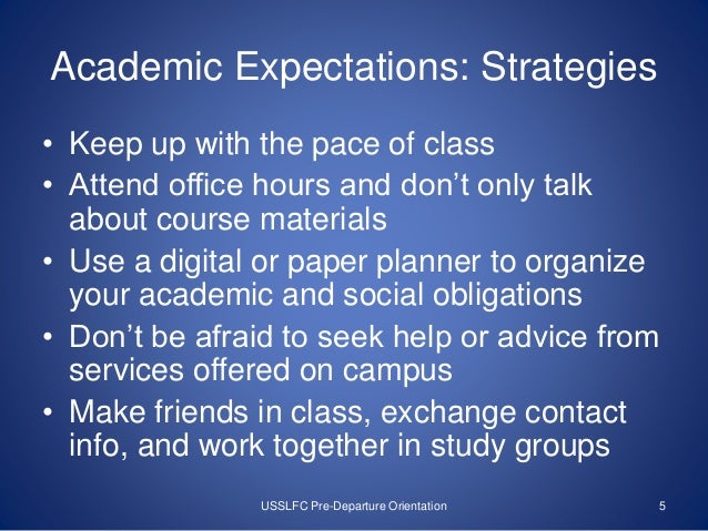 Understanding Academic Expectations and Academic Integrity