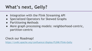 Gelly in Apache Flink Bay Area Meetup | PPT